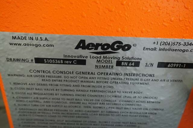 AeroGO Caster rigging system/set - Industriële Veiling Eindhoven