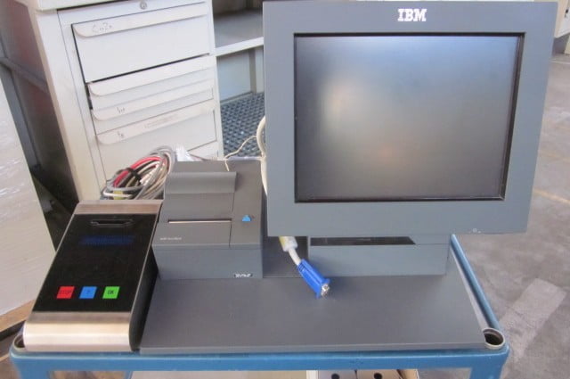 Cash register, electronic- IBM - Industriële Veiling Eindhoven