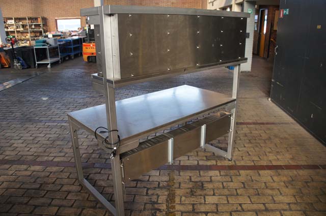 Legro stainless steel Electric ESD cleanroom table - Industriële ...