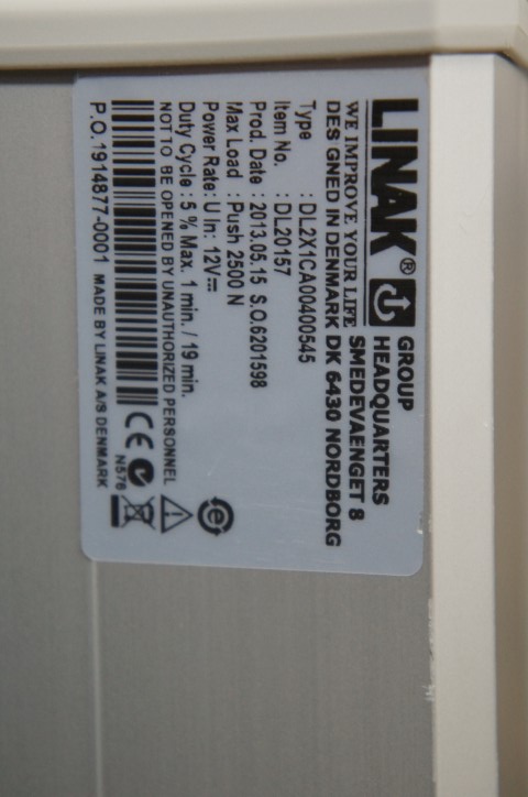 Linak DL2X Electric table lifting frame (4) - Industriële Veiling Eindhoven